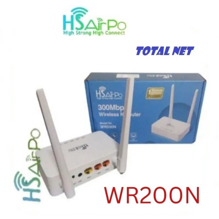 Jual HS AIRPO WR200N HSAirPo 300Mbps WIRELESS N ROUTER | Shopee Indonesia