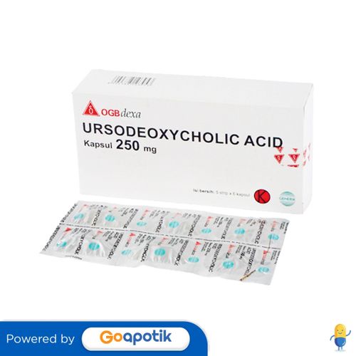 Jual URSODEOXYCHOLIC ACID OGB DEXA MEDICA 250 MG BOX 30 KAPSUL | Shopee ...