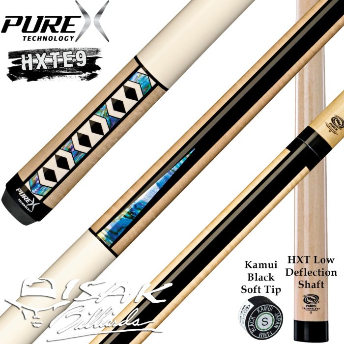 Jual New Ori Purex Hxte9 Cue - Hxt Low Deflection Shaft Billiard Stick ...