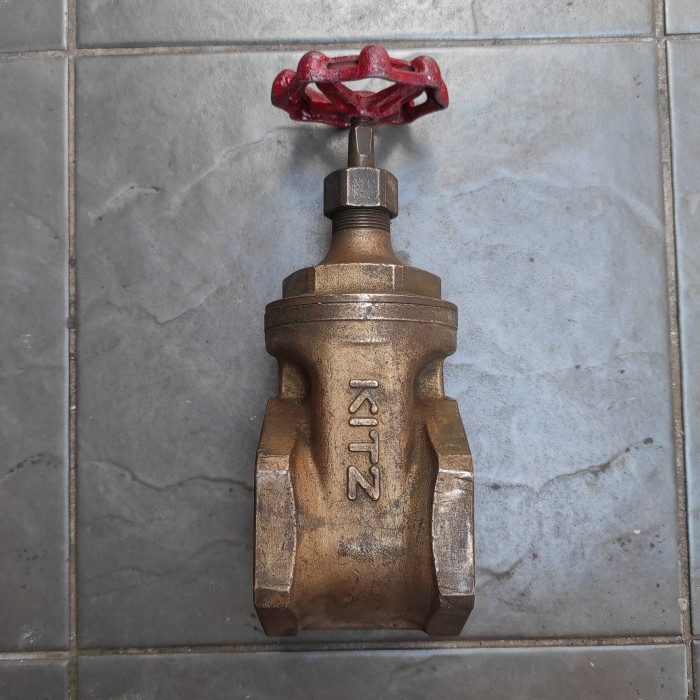 Jual Ori Kitz Stop Kran 3 Inch Gate Valve Kuningan Bisa Gojek | Shopee Indonesia