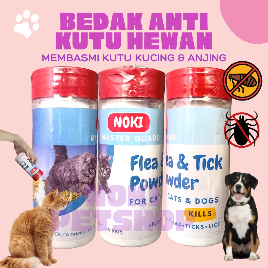 Jual [BISA COD] ANTI FLEA & TICK POWDER BEDAK KUTU UNTUK KUCING BEDAK ...