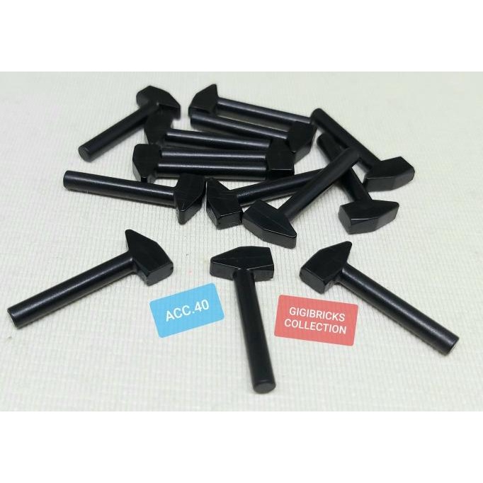 Jual Original Ledo Lego Part Original Acc.40 Black, Utensil Tool Mallet ...