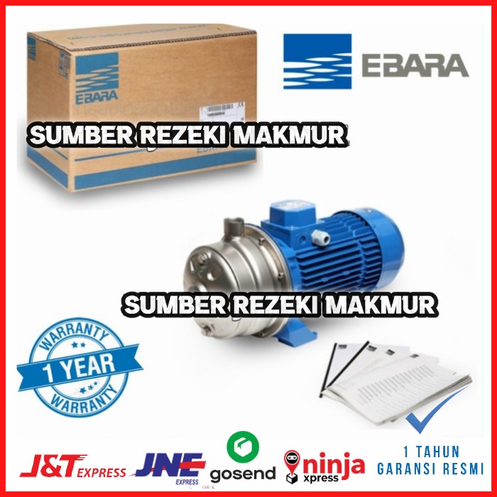 Jual [Original] Pompa Air Centrifugal Ebara 2Cdx-200/30 22Kw 3Hp 3Phase ...