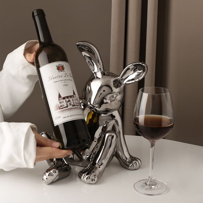 Jual [New Ori] Rabbit Wine Rack Wine Cabinet Tempat Wine Terbaru ...