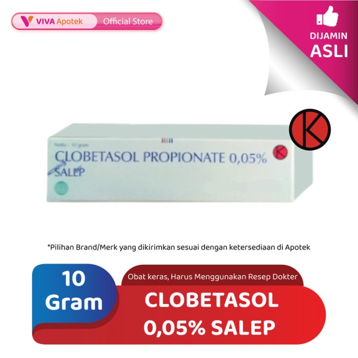 Jual Clobetasol 0,05% Salep / Radang Kulit / Psoriasis / Eksim (10 ...