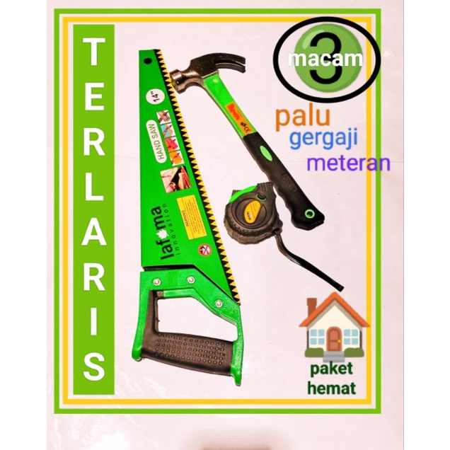Jual ALAT TUKANG BANGUNAN TERLARIS/PAKET HEMAT ALAT TUKANG | Shopee ...