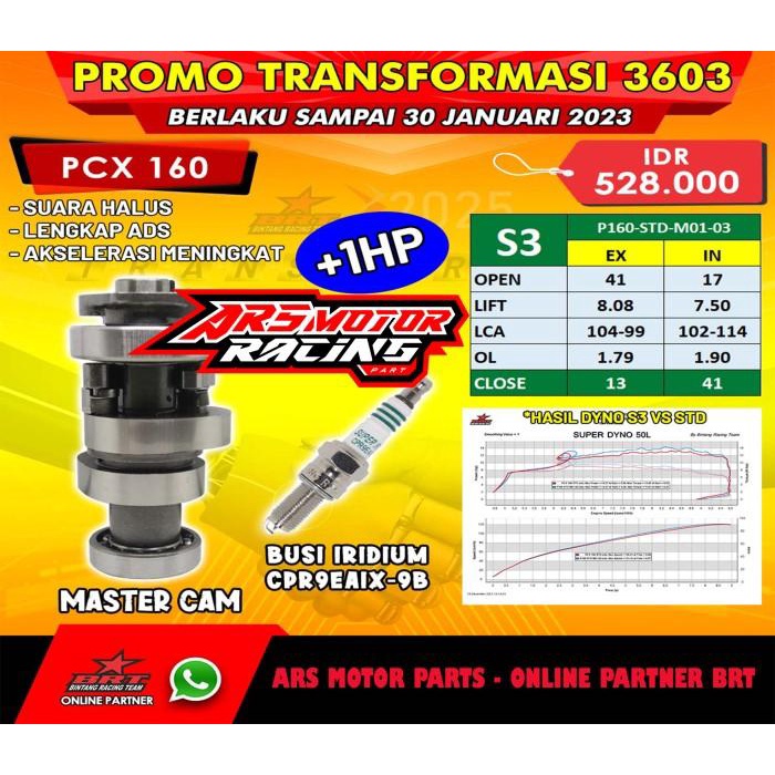 Jual Noken As Brt Vario 160 Pcx 160 Adv 160 S3 T1 T2 R1 R2 R3 | Shopee Indonesia