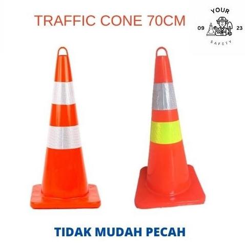 Jual Safety Traffic Cone 70 cm / Kerucut Lalu Lintas 70 cm | Shopee Indonesia