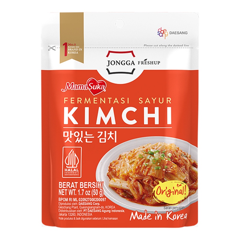 Jual MamaSuka Fermentasi Sayur Kimchi Original 50 g | Shopee Indonesia