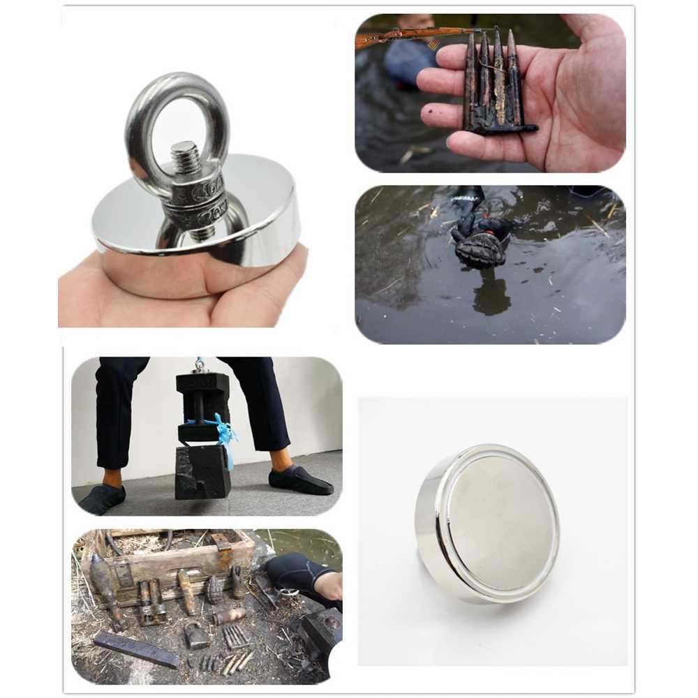 Jual Strong Neodymium Magnet Model Bulat 48mm 50-100KG - TN6 | Shopee ...