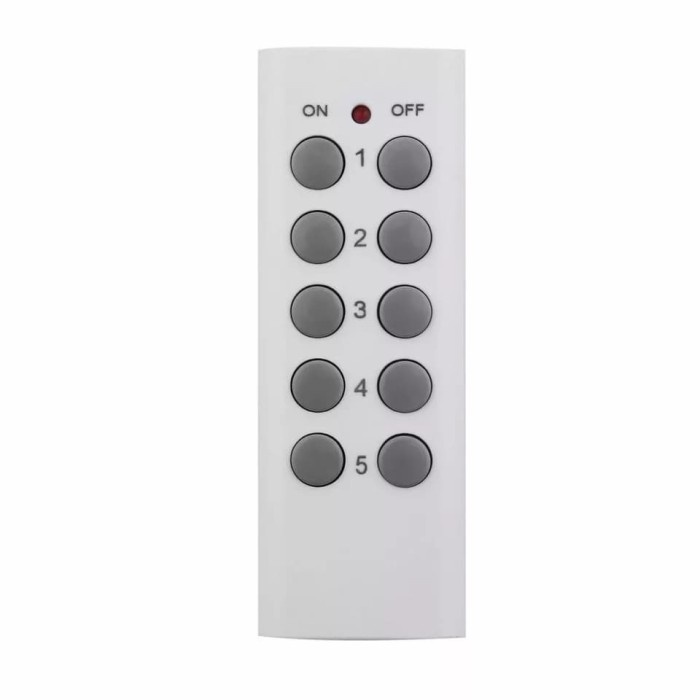 Jual Update!! Universal Remote Control 10 keys RF 433mhz satuan Tdk ...