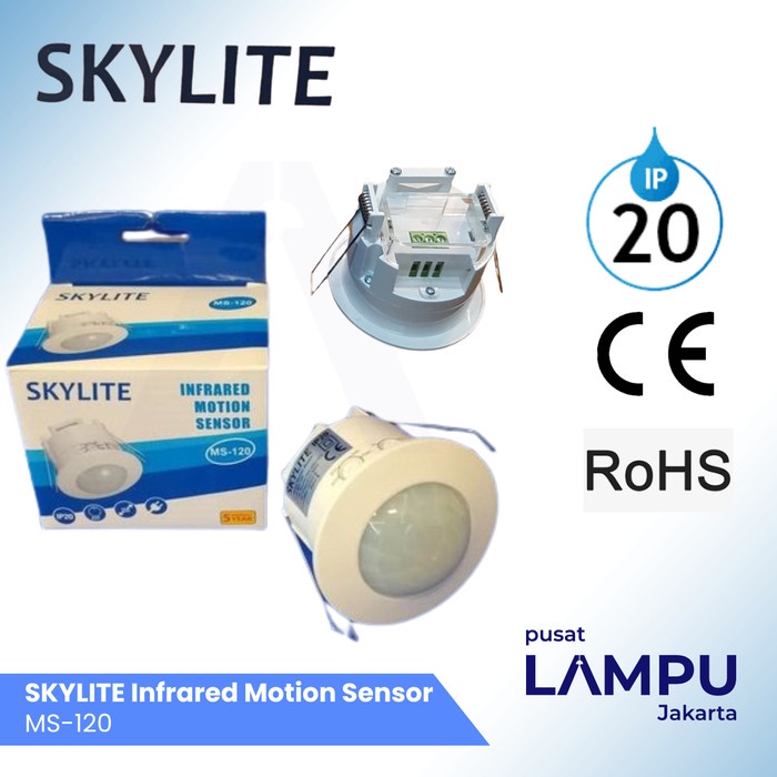 Jual Promo Sensor Gerak / Infrared Motion Sensor Skylite Ms-120 ...