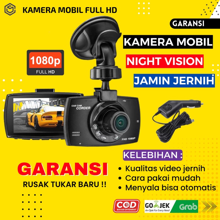 Jual Dashcam Dash Cam Mobil Full Hd Kamera Cctv Camcorder Mobil Depan ...