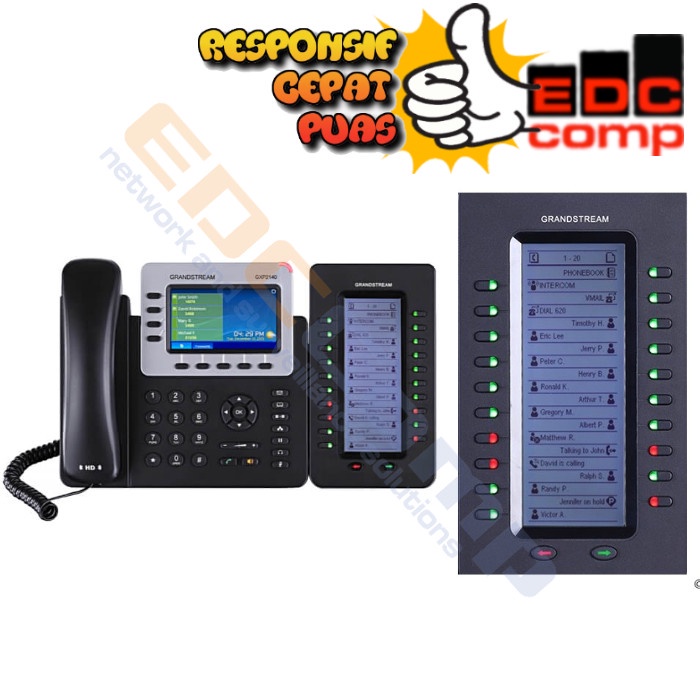 Jual GRANDSTREAM GXP2200 EXT - GXP2200 E ANDROID IP PHONE EXTENSION ...