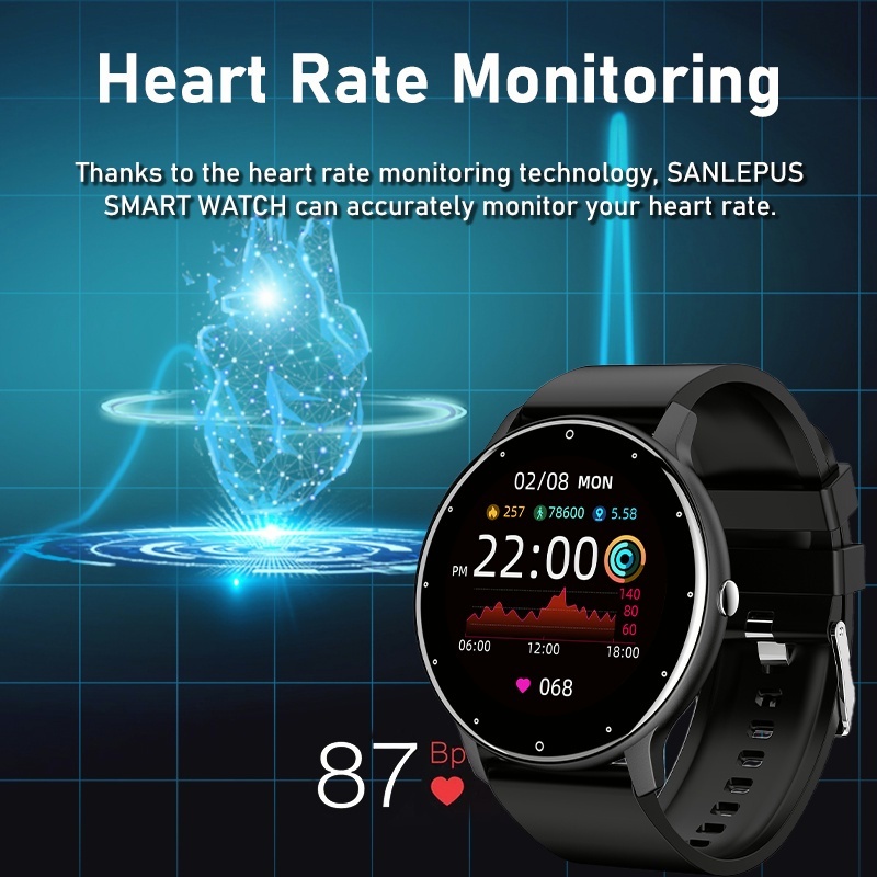 Jual Lige Smartwatch Jam Tangan Pria Wanita Sport Gps Traer Jam ...