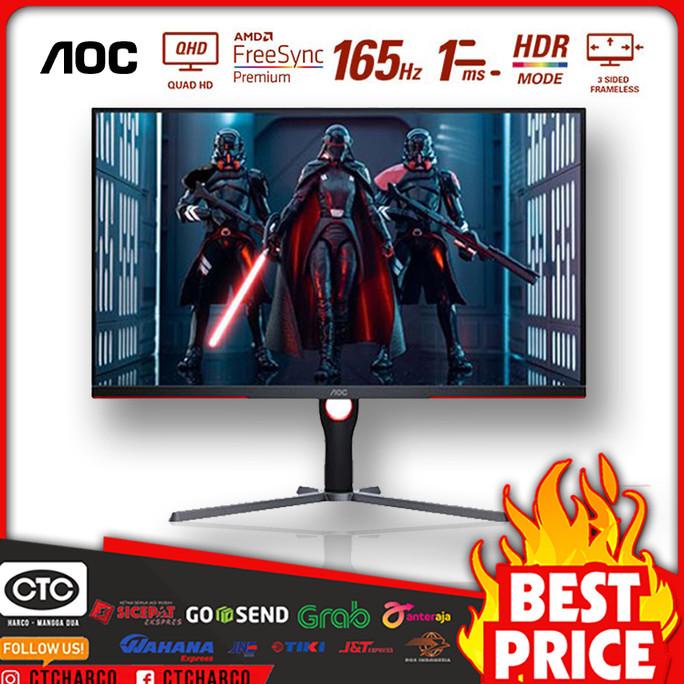 Jual Monitor Led Aoc Q32G3Se 165Hz 1Ms Qhd Srgb Hdmi Dp - Gaming ...