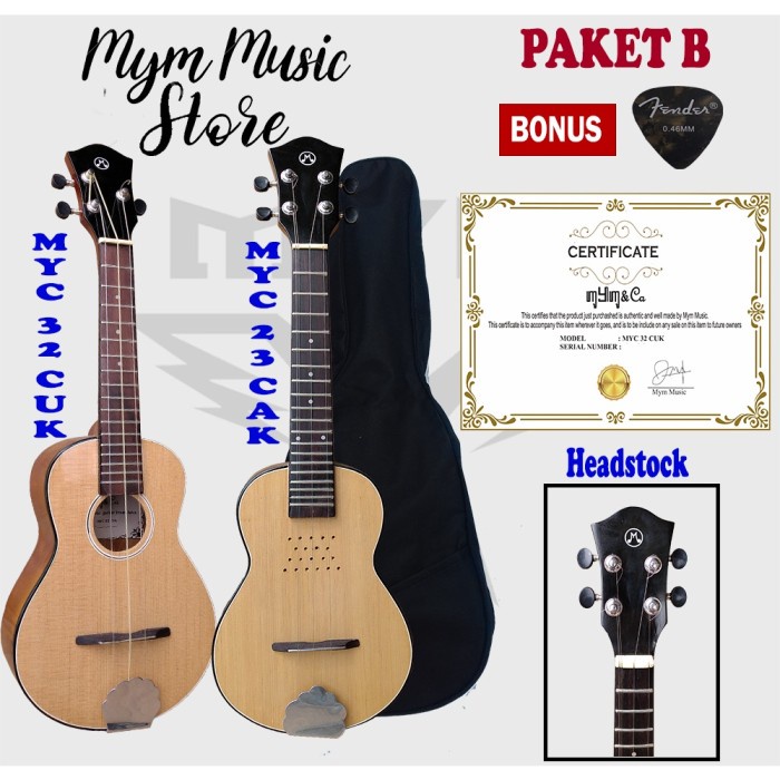 Jual Ukulele - Ukulele / Kencrung Senar 3 / Cak Cuk Original Mym&Ca ...