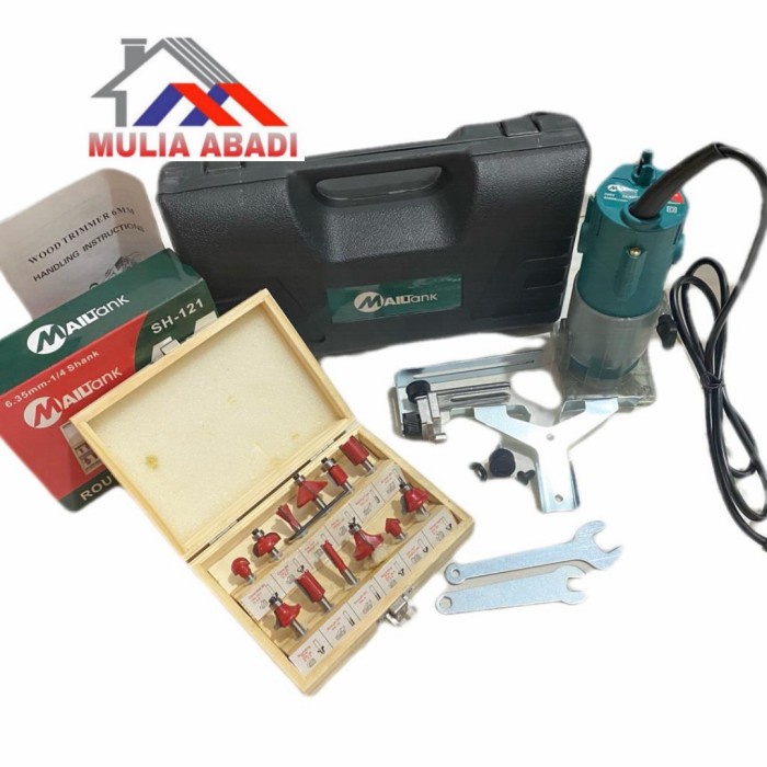 Jual MESIN PROFIL KAYU + MATA PROFIL KAYU SET 12PCS MAILTANK -Megah CT ...