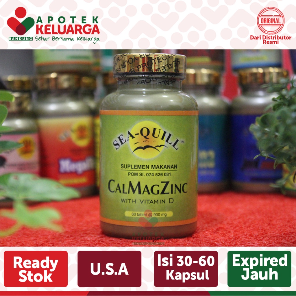Jual Sea-Quill Calmagzinc 30 Tablet - APOTEK RESMI | Shopee Indonesia