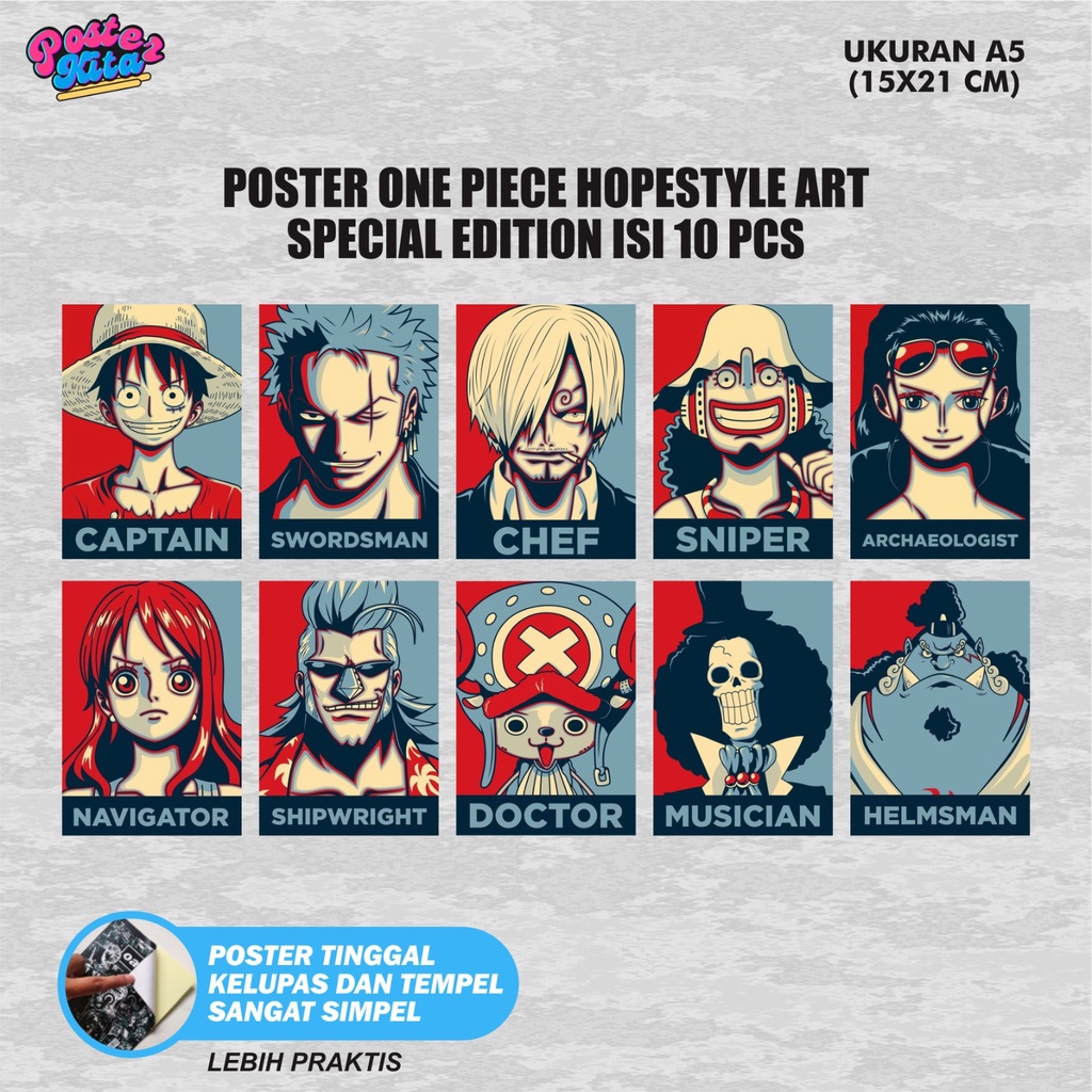 Jual Poster Anime One Piece Hopestyle Art Special Edition Kru Mugiwara ...