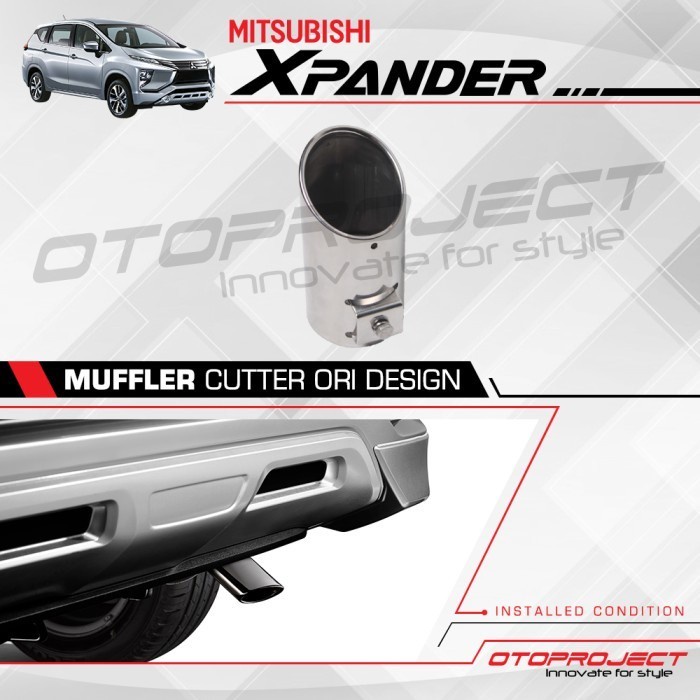 Jual Muffler Cutter Mitsubishi Xpander Ori Design Otoproject star ...