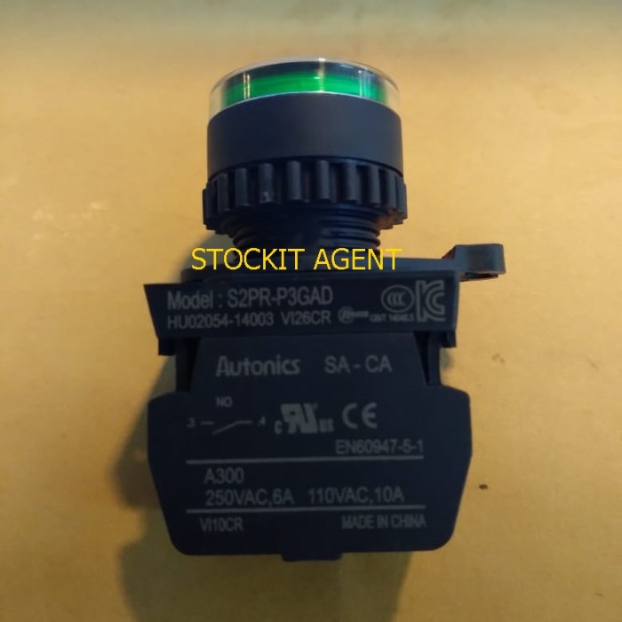 Jual Ready Push Button Lamp Hijau Autonics S2Pr-P3Gad Original | Shopee ...