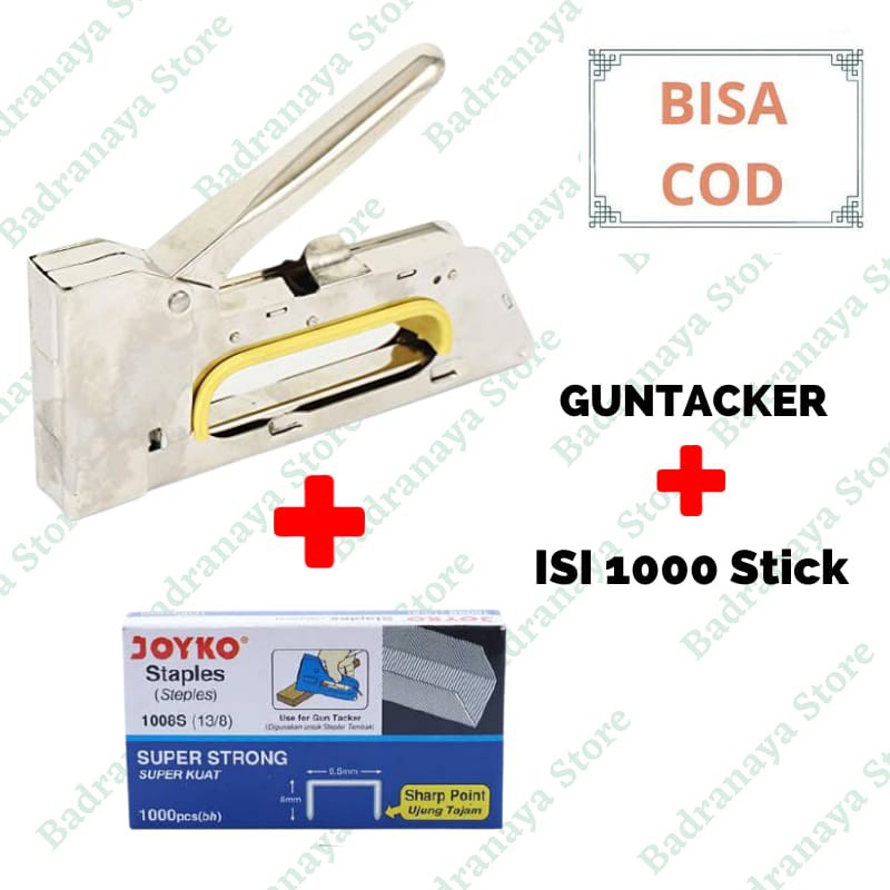 Jual Staples Dan Isinya Yang Cocok Steples + Isi Gun Taer Stapler ...