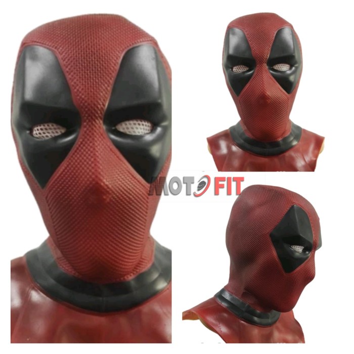 Jual Topeng Deadpool Mask Marvel Xmen Dead Pool Full Face Latex Cosplay ...