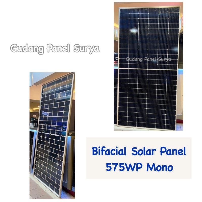 Jual Panel Surya Bifacial Solar Panel Solarcell 575WP 575 WP ...