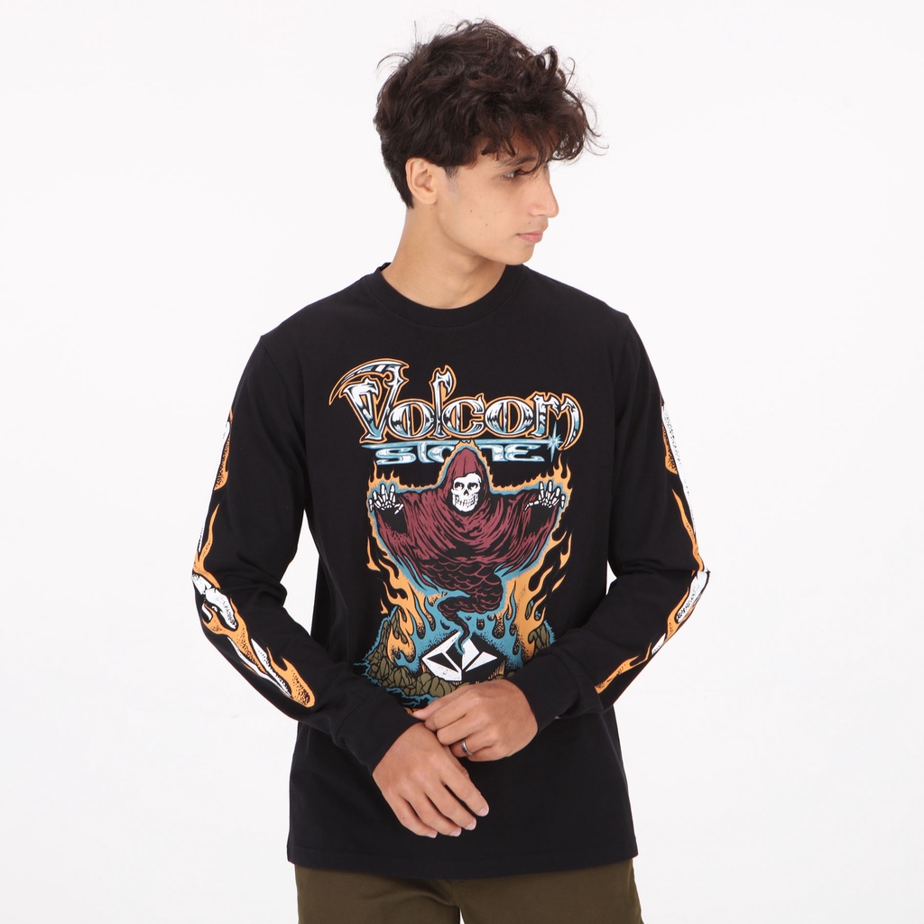 Jual VOLCOM - MLS STONE GHOST BLK | Shopee Indonesia