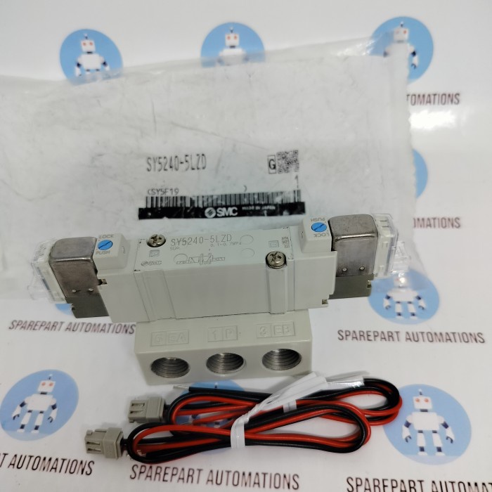 Jual Termurah Smc Sy5240-5Lzd-02 5-Port Solenoid Valve Based Mounted ...
