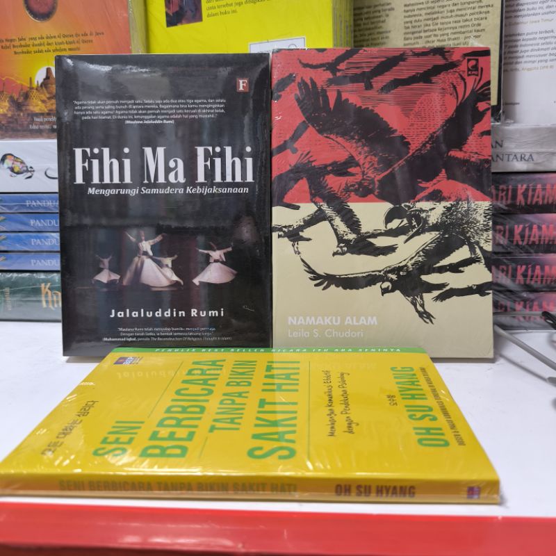 Jual Paket 3 buku fihi ma fihi, namaku alam, dan seni berbicara tanpa ...