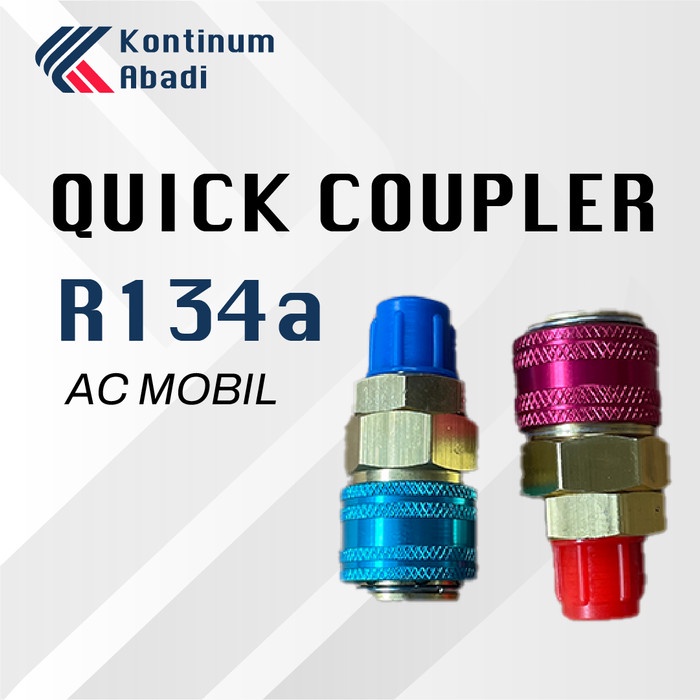 Jual QUICK COUPLER / ADAPTER / NEPEL AC MOBIL R134a | Shopee Indonesia
