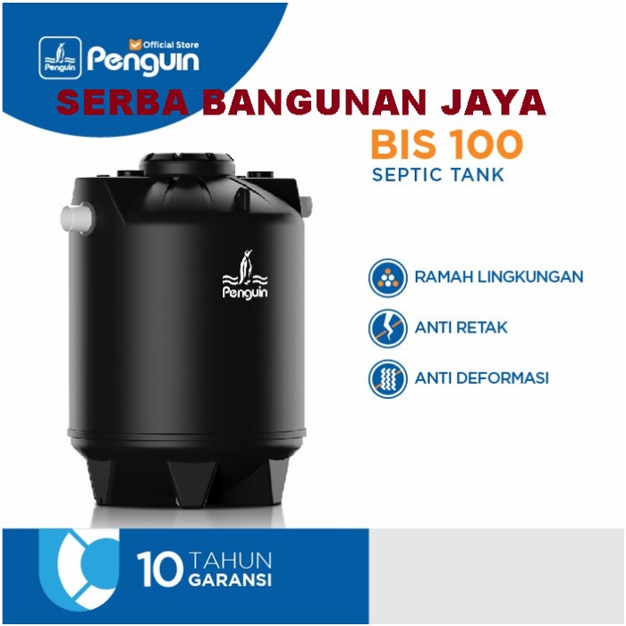 Jual Promo Penguin Bio Bis 100 ( 950 Liter ) Tangki Air Septic Tank ...