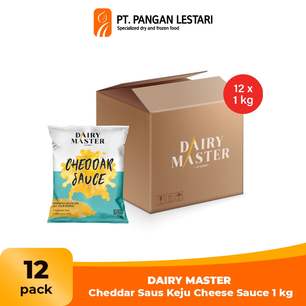 Jual DAIRY MASTER Cheddar Saus Keju Cheese Sauce 12 x 1 kg (Karton ...