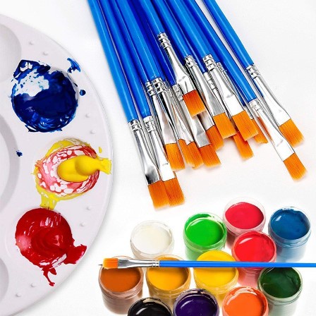 Jual [BS] Kuas Lukis Nylon / Kuas Melukis Cat / Kuas Mewarnai Anak ...