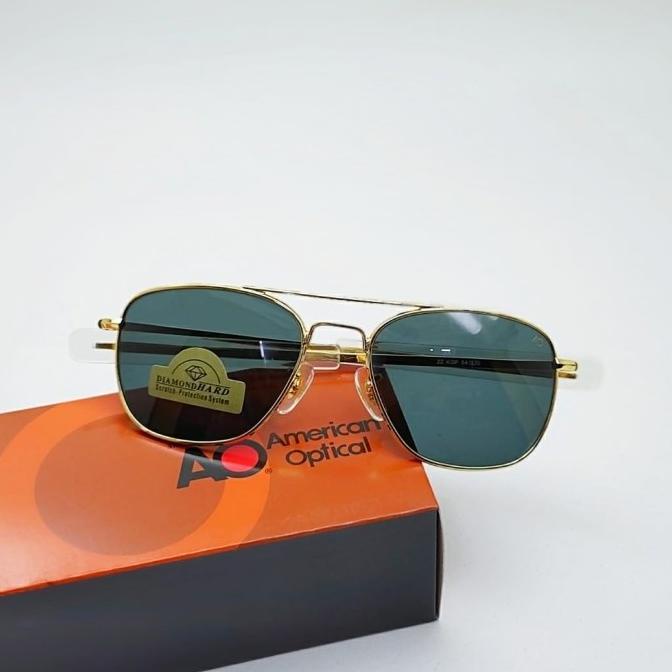 Jual kacamata aviator grade original american optical lensa kaca ...
