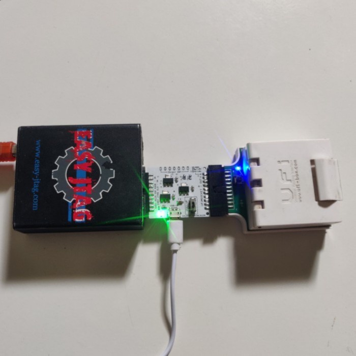 Jual Adapter Direct ISP Emmc Easy JTAG dgn VCC VCCQ 1.8v 2.8v 3.3v - PULLUP | Shopee Indonesia