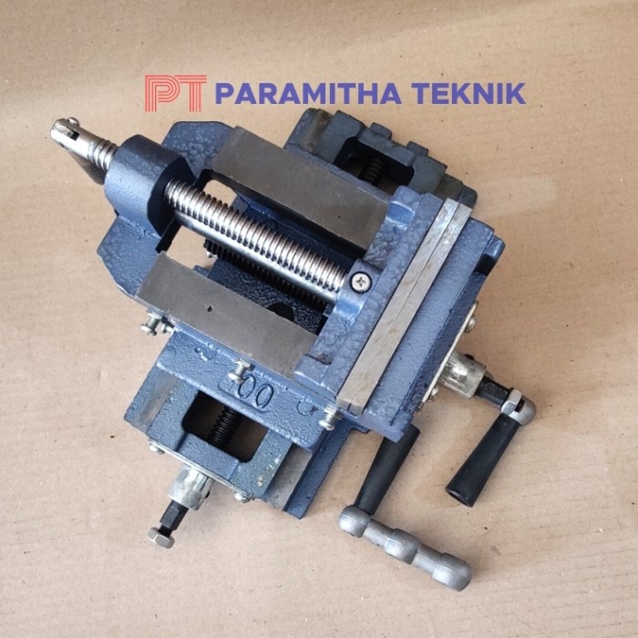 Jual Baru Catok Cross 4" Ragum Bais Silang Geser 100 Mm Bench Cross ...