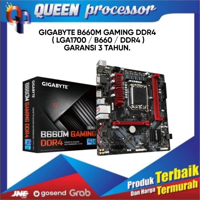 Jual GIGABYTE B660M GAMING DDR4 ( LGA1700 / B660 / DDR4 ) | Shopee Indonesia