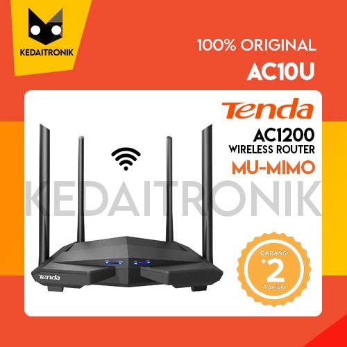 Jual Tenda AC10U AC1200 Dualband Router Repeater GIGABIT PORT WISP ...