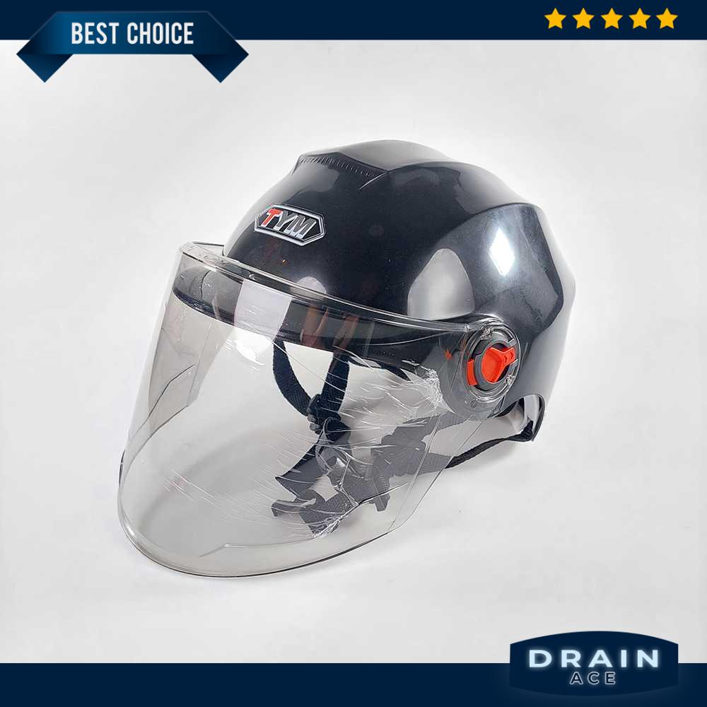 Jual Helm Sepeda Skuter Listrik Half Face Helmet with Visor - HS85 ...