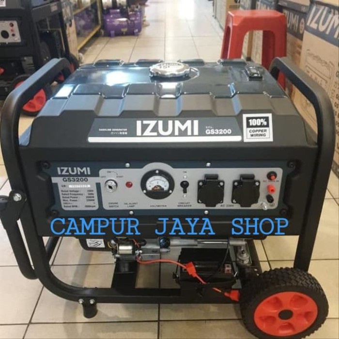 Jual MESIN GENERATOR/GENSET/JENSET LISTRIK 2000 WATT IZUMI GS-3200 ...