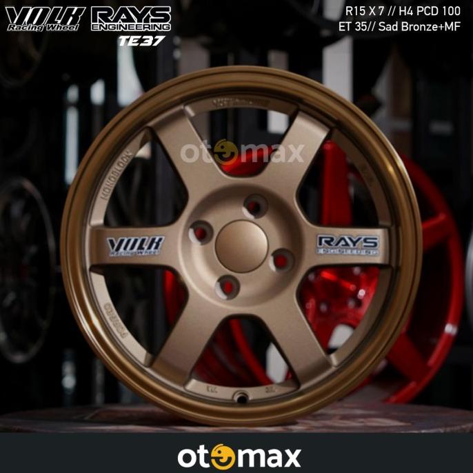Jual Velg Mobil Volk Rays TE37 Ring 15 Sand Bronze | Shopee Indonesia
