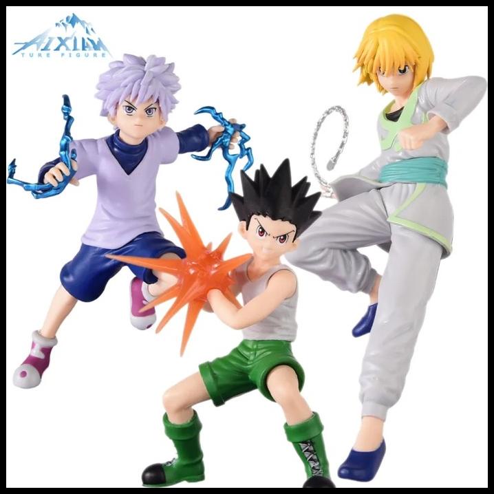 Jual Action Figure Hunter X Hunter Gon Freecss Kurapika Killua Zoldyck Pvc | Shopee Indonesia