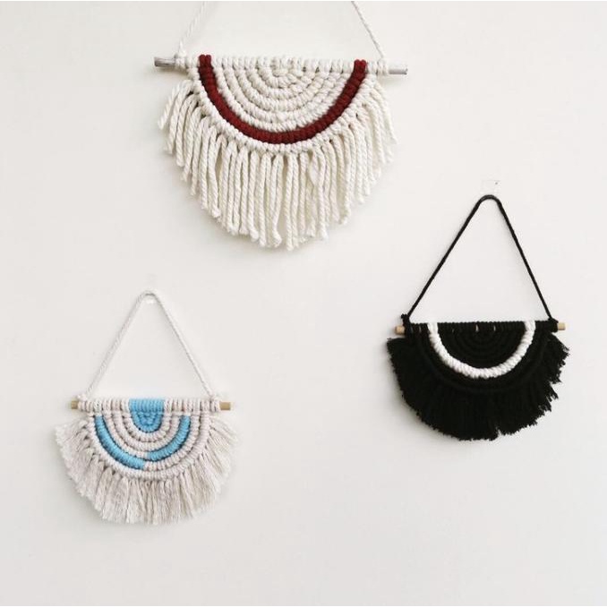 Jual $$] Macrame Half moon - 02 (1 set ) | Shopee Indonesia