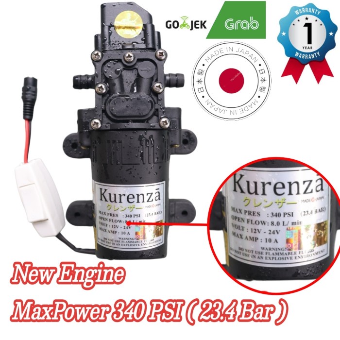 Jual Pompa Air Otomatis160Psi Dc Water Pump 100W Alat Steam Jet Er No1 ...