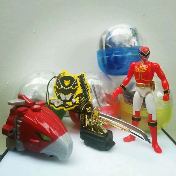 Jual [2OB] Action Figure Miniatur BANDAI Power Rangers isi 4 Surprise ...