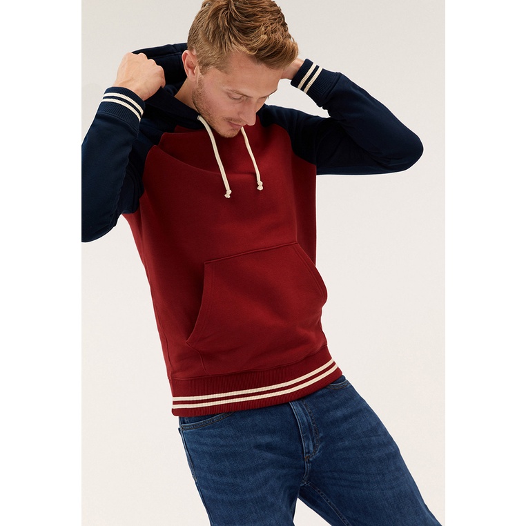 Jual Hoodie Marks & Spencer Original Pria Atasan bernuansa dual tone ...