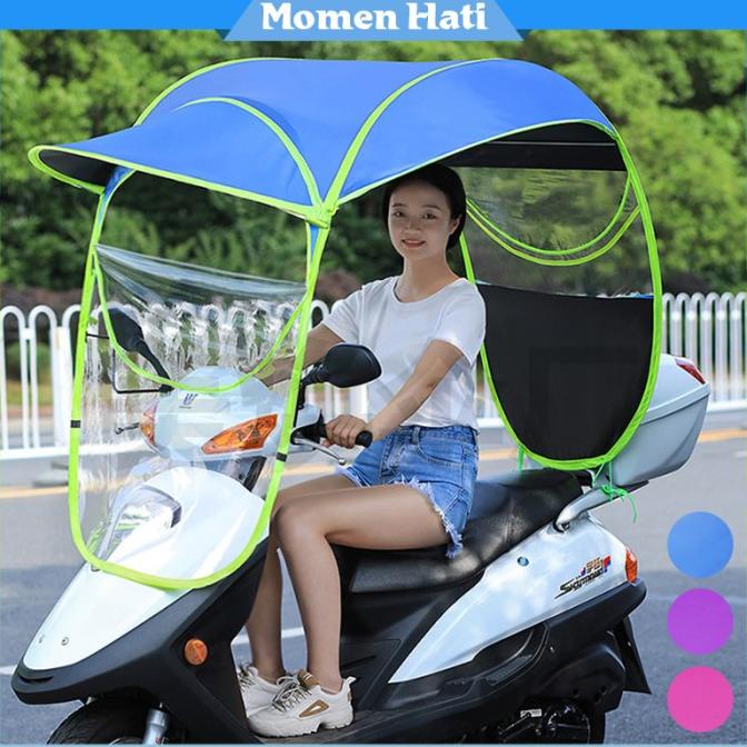 Jual Kanopi Motor Full Tirai / Jendela Depan Dan Belakang / Payung ...